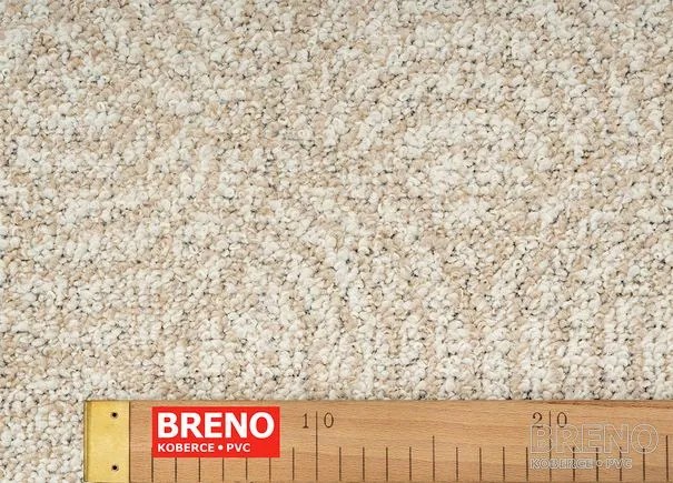 Breno Metrážový koberec GEO 60 béžový, šíře 400 cm, Béžová