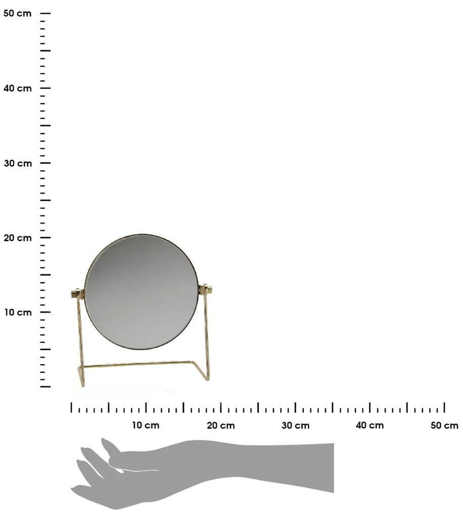 Stolní zrcadlo Cara, zlaté