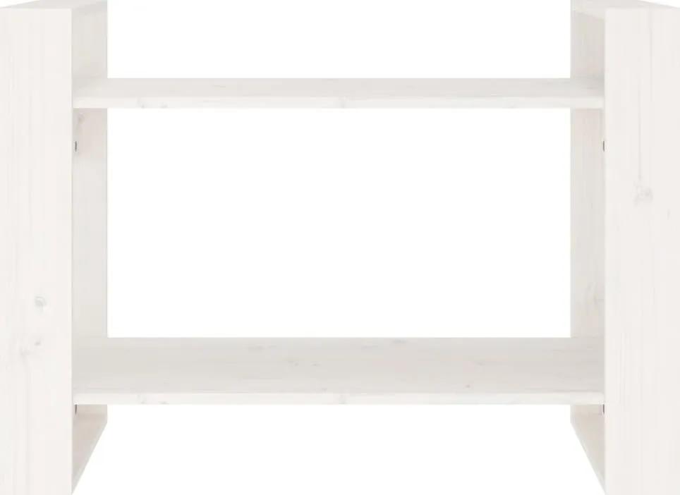 vidaXL Knihovna / dělicí stěna 80 x 35 x 56,5 cm masivní borovice [813895] Barva: medová hnědá