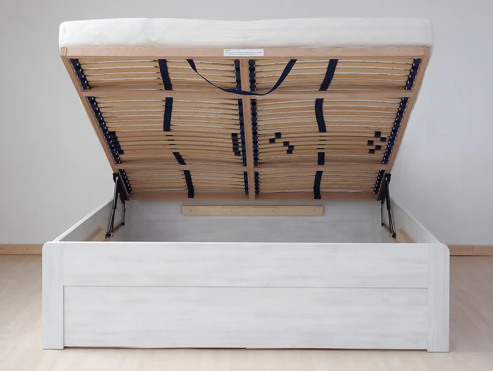 BMB Postel Marika Family oblá - imitace dřeva Dekor: Bílá, Provedení: Bez roštu, Rozměr: 160 x 200 cm