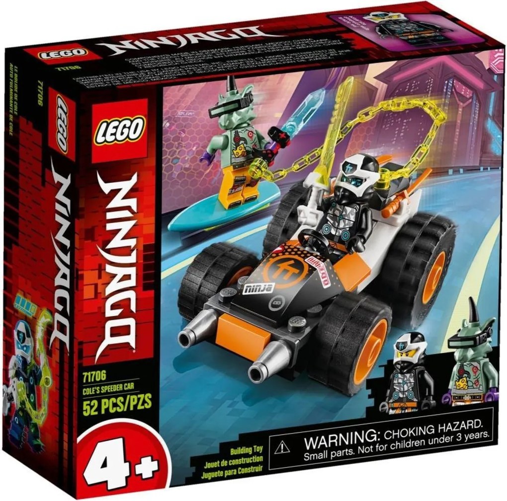Lego stavebnice lego ninjago 71706 coleovo rychlé auto