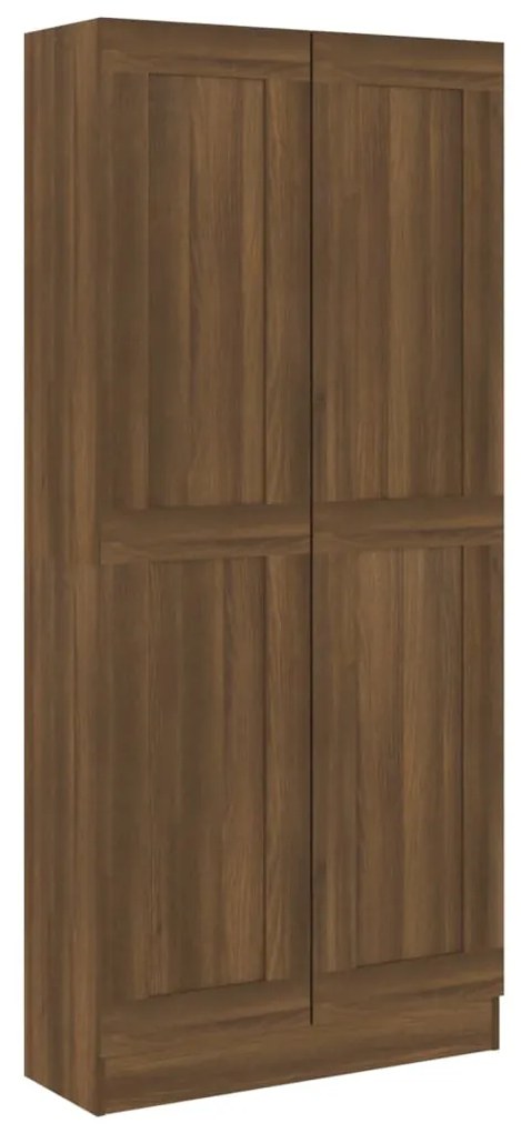 vidaXL Knihovna hnědý dub 82,5 x 30,5 x 185,5 cm kompozitní dřevo