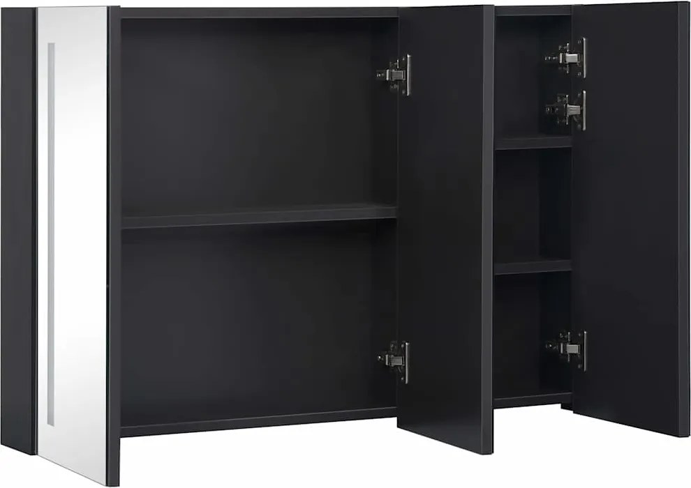 LED koupelnová skříňka se zrcadlem 89 x 14 x 62 cm 325544