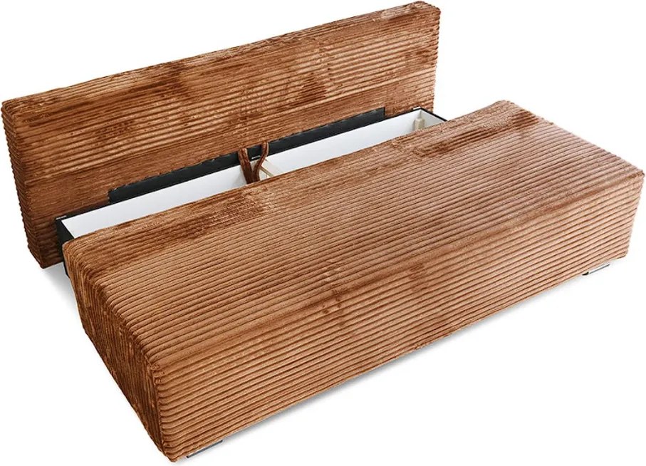 Eka Pohovka LINCOLN, 197 cm Barva látky: Černá (Tilia 100)