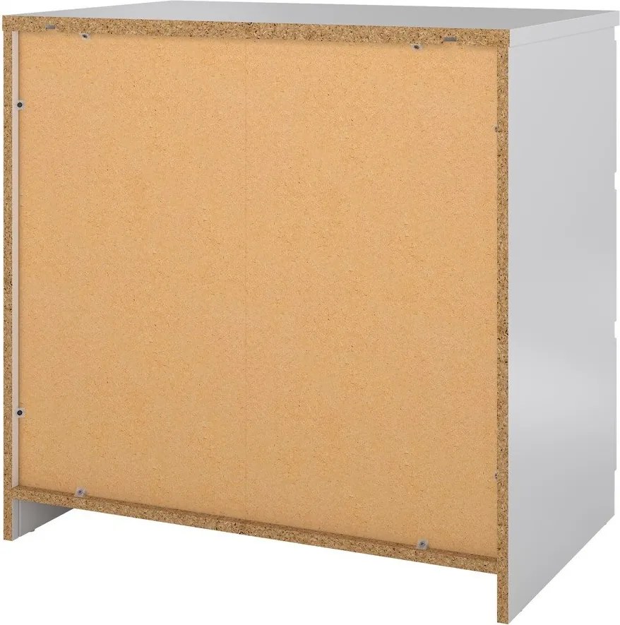 Bílá komoda 77x76x50 cm Naia – Tvilum