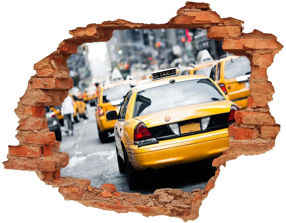 Wallmuralia Foto fotografie díra na zeď Taxi New York 90x70 cm