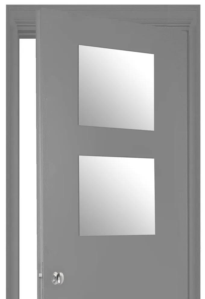 Samolepicí zrcadla 2 kusy, nalepovací prvky k dekorování interiérů (3560239395416)