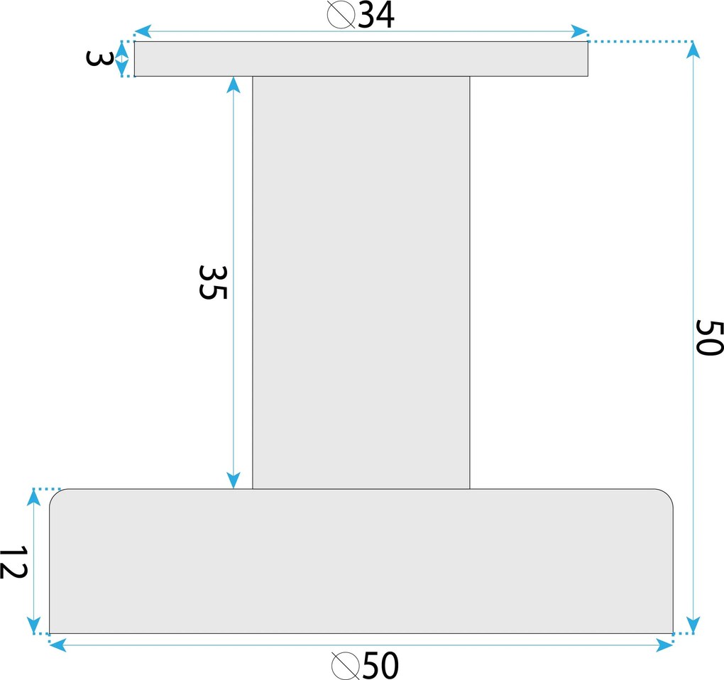 Rea Modern, 1-háček na ručník, 6606A, měděná matná, REA-98007