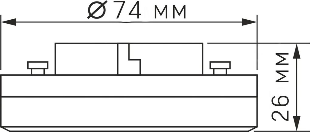 LED žárovka Videx GX53 8W 730LM 4000K
