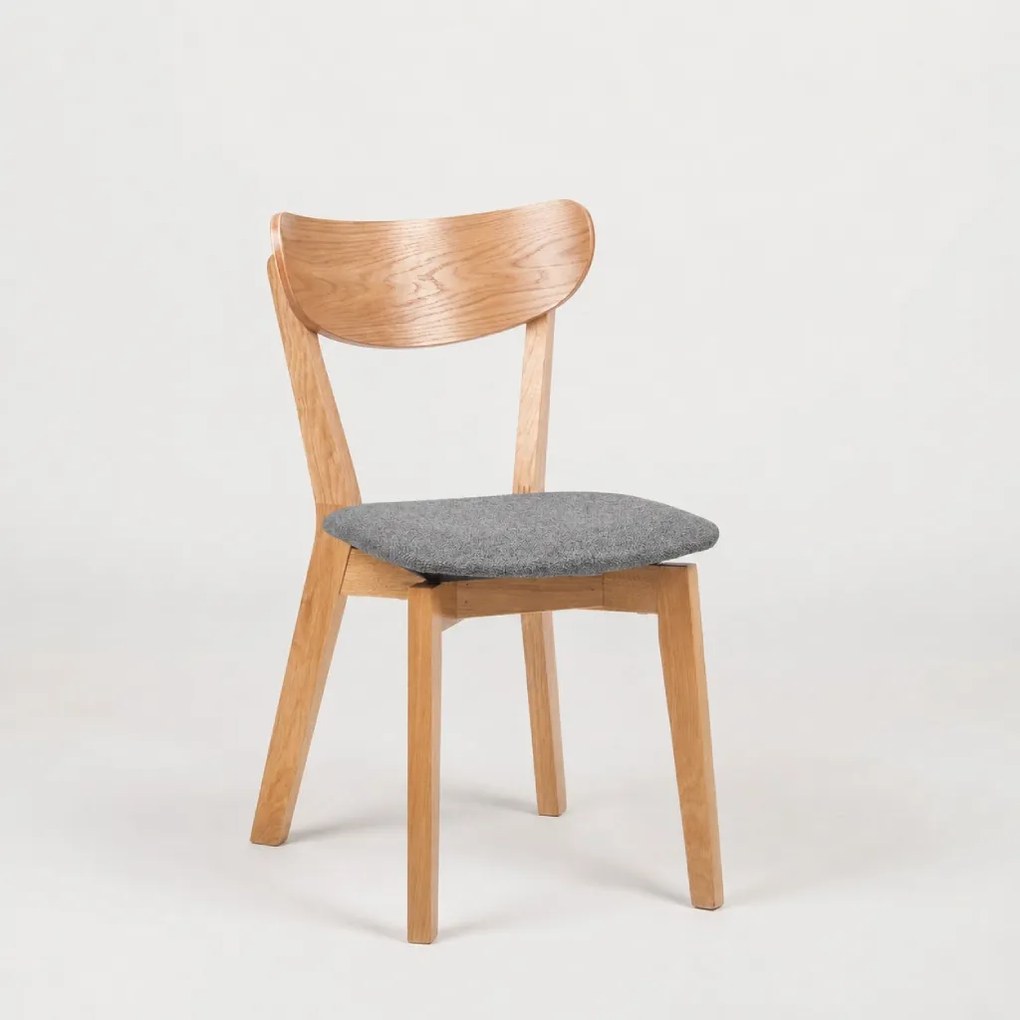 Stima Židle NICO dubová s čalouněným sedákem dub BORG 24