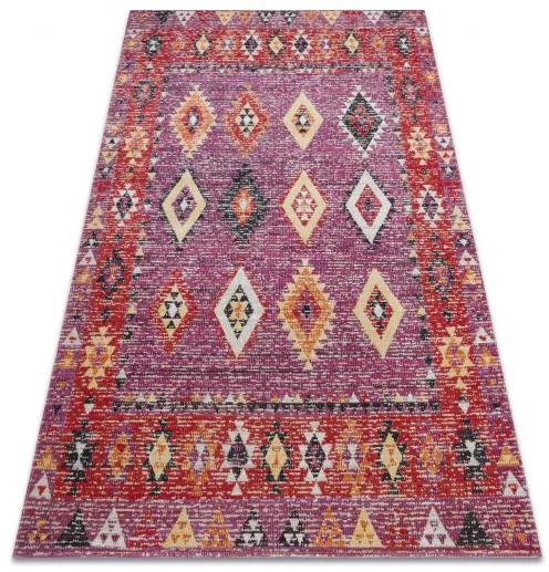 Moderní kusový koberec MUNDO D7701 outdoor růžový béžový Rozměr: 80x150 cm