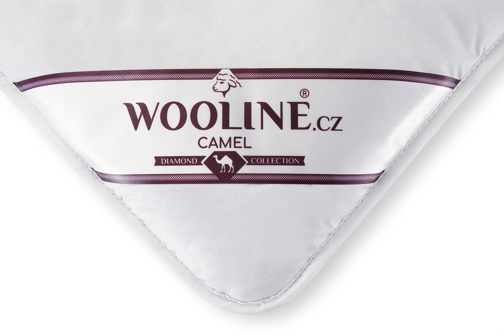 Přikrývka Wooline 140x200 cm s výplní z velbloudí srsti