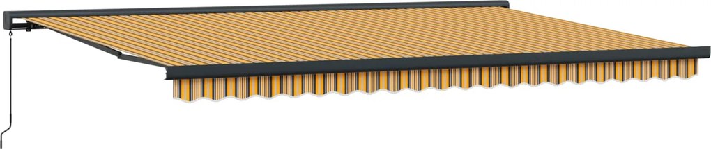 Stahovací markýza Vícebarevný 500 × 300 cm Plátno a hliník 3331311