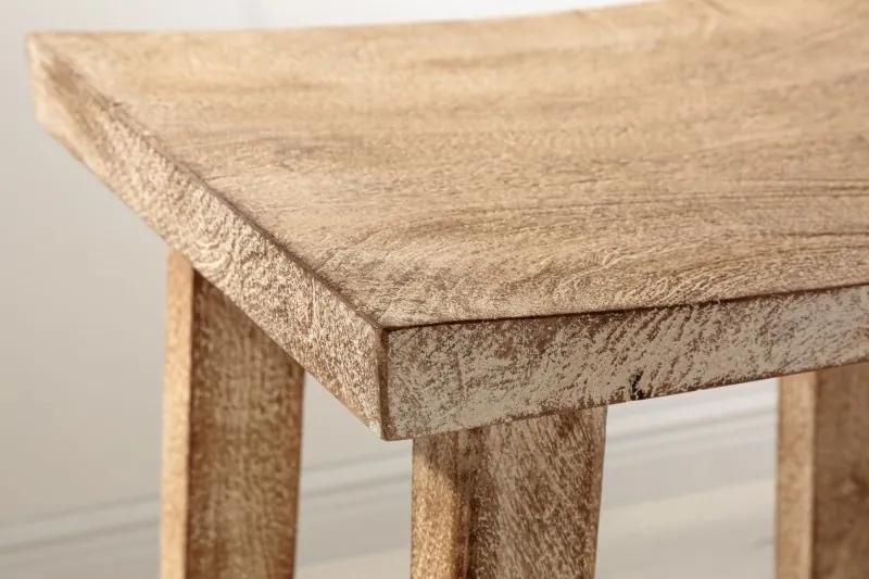 Noble Home Přírodní dřevěná stolička Finca