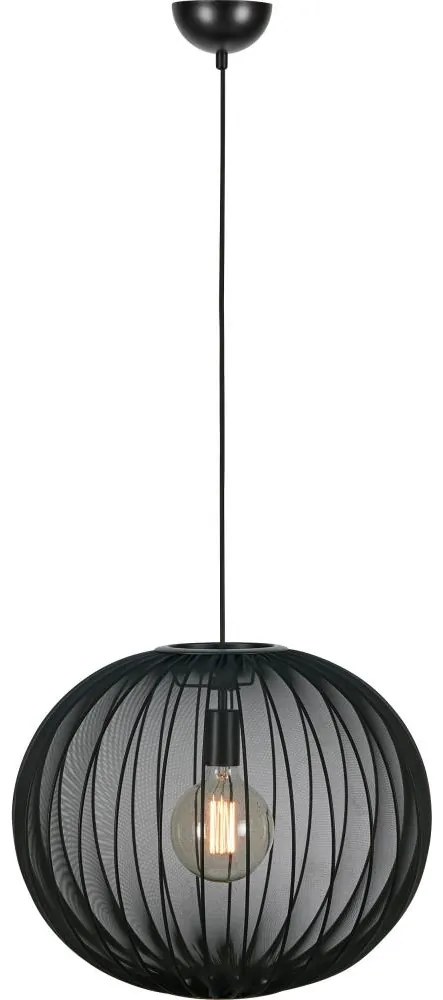 Markslöjd 108791 - Lustr na lanku FORENCE 1xE27/40W/230V pr. 50 cm černá