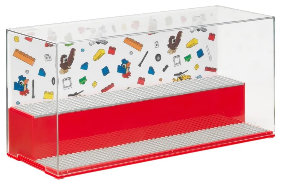 Červená herní a sběratelská skříňka LEGO®