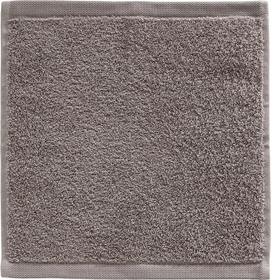 FABULOUS Ručník 30 x 30 cm - šedohnědá