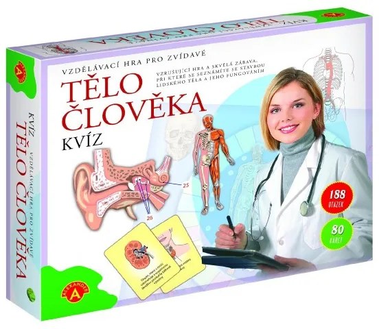 Alexander Tělo člověka kvíz společenská vzdělávací hra