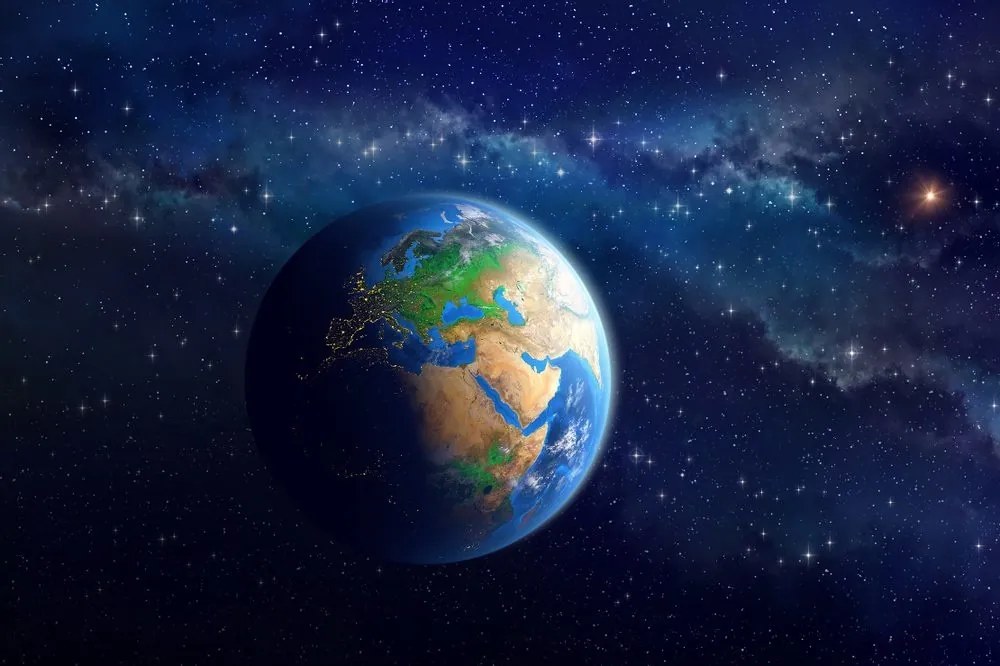 Tapeta planeta Země - 225x150 cm