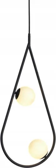 Droplet 2 Black – moderní závěsná lampa