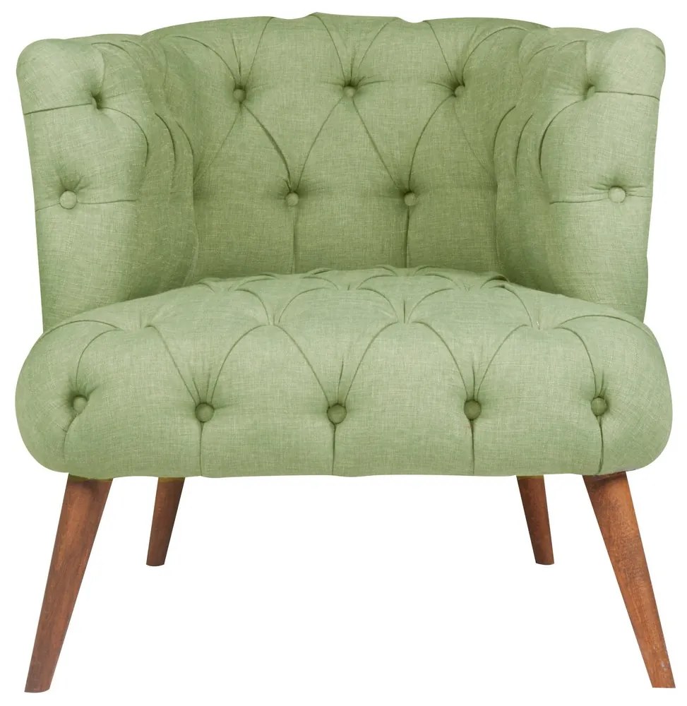 Atelier del Sofa Křeslo West Monroe - Petrol Green, Zelená