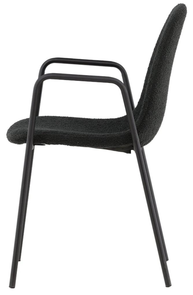 Jídelní židle Klädesholmen, 2ks, černá, 60x56x80