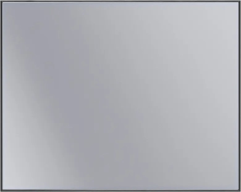 Erga Rectangle, obdélníkové zrcadlo 100x80 cm, černý rám, ERG-V01-RECTAGLE-1080-BK