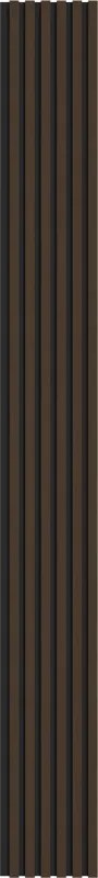 Mexen Lam-B, akustické stěnové lamely 275 × 30 cm, HDF deska 4 mm, technická dýha, ořech palisandrový, S100-275307-3015-021
