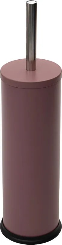 WC kartáč Classic Matte, růžová/s chromovými prvky