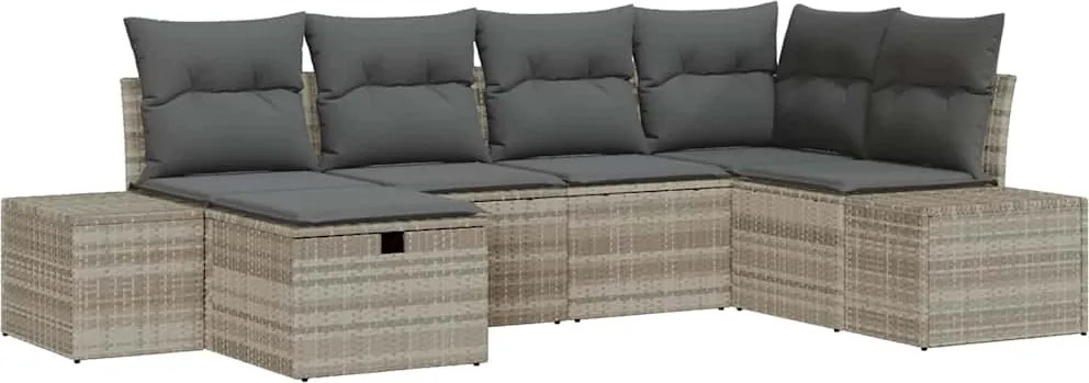 Set pohovek 7 ks polyratan 3360713
