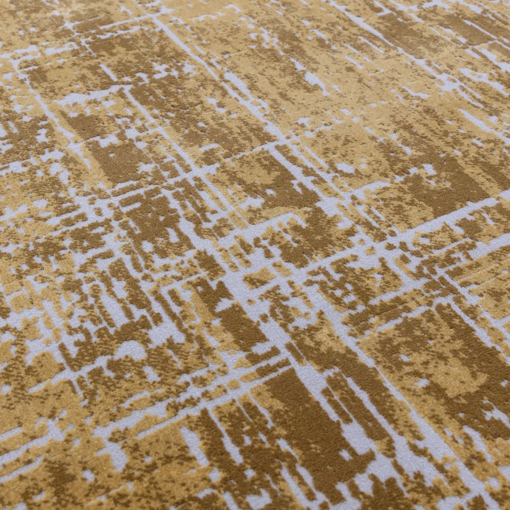 Tribeca Design Kusový koberec Zoom Abstract Gold Rozměry: 160x230 cm
