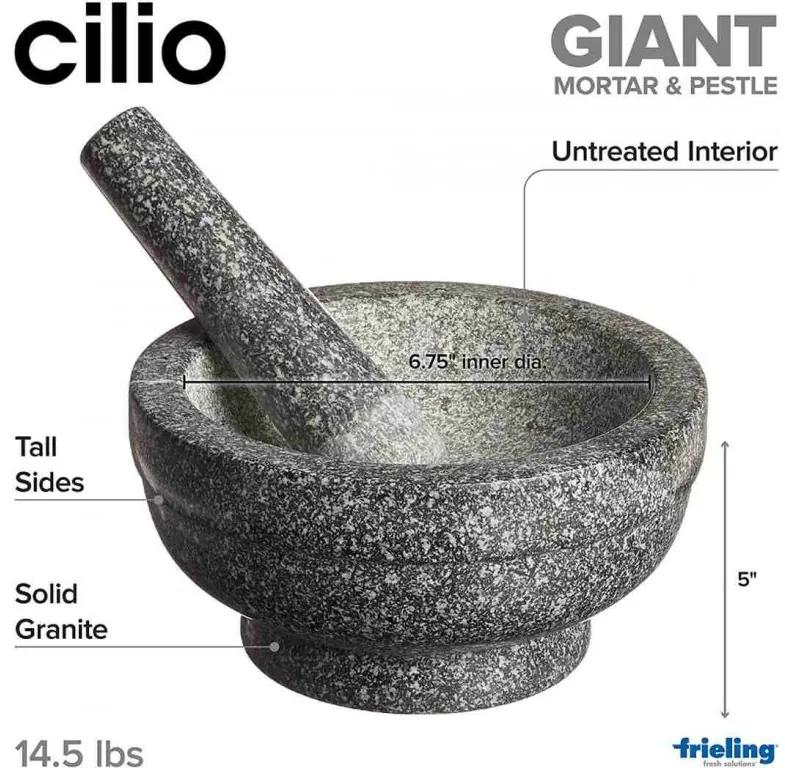 Cilio Granitový hmoždíř GIGANT 21 cm