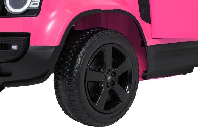 Elektrické autíčko Land Rover Defender růžové