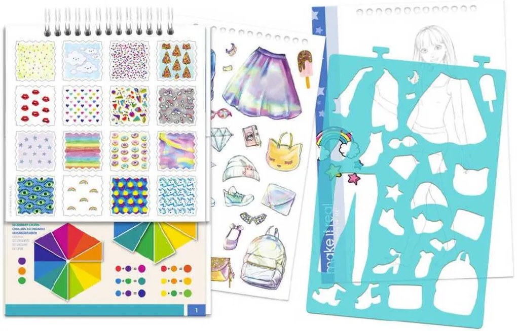 _Ostatní 1_ MAKE IT REAL Portfolio návrhářské Symboly kreativní set v krabici 133203