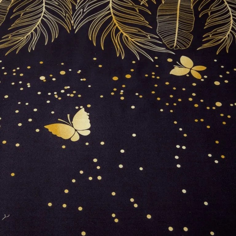 Prostěradlo z mikrovlákna VISATA černé 180x200 cm