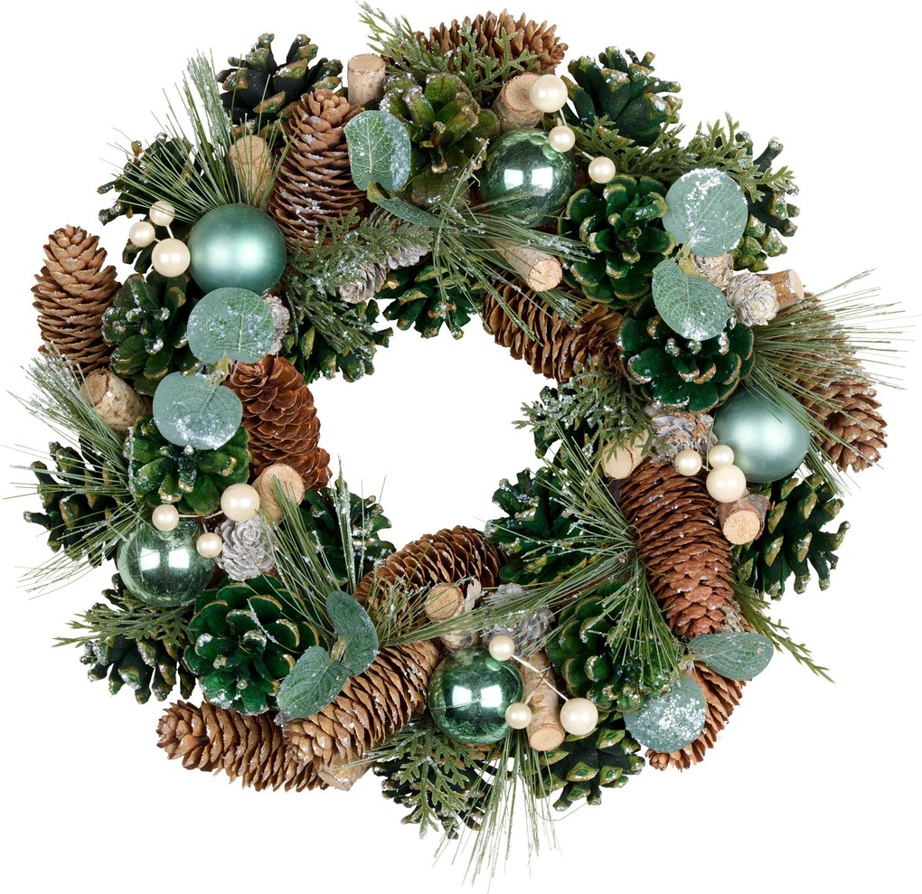 XXXLutz VĚNEC NA DVEŘE 34 cm X-Mas - Vánoční věnce & květiny - 0079670011