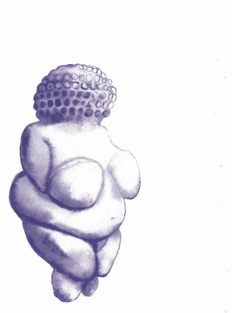 Tereza Piskláková | Venuše Rám: Černý, Velikost: 30 x 20 cm