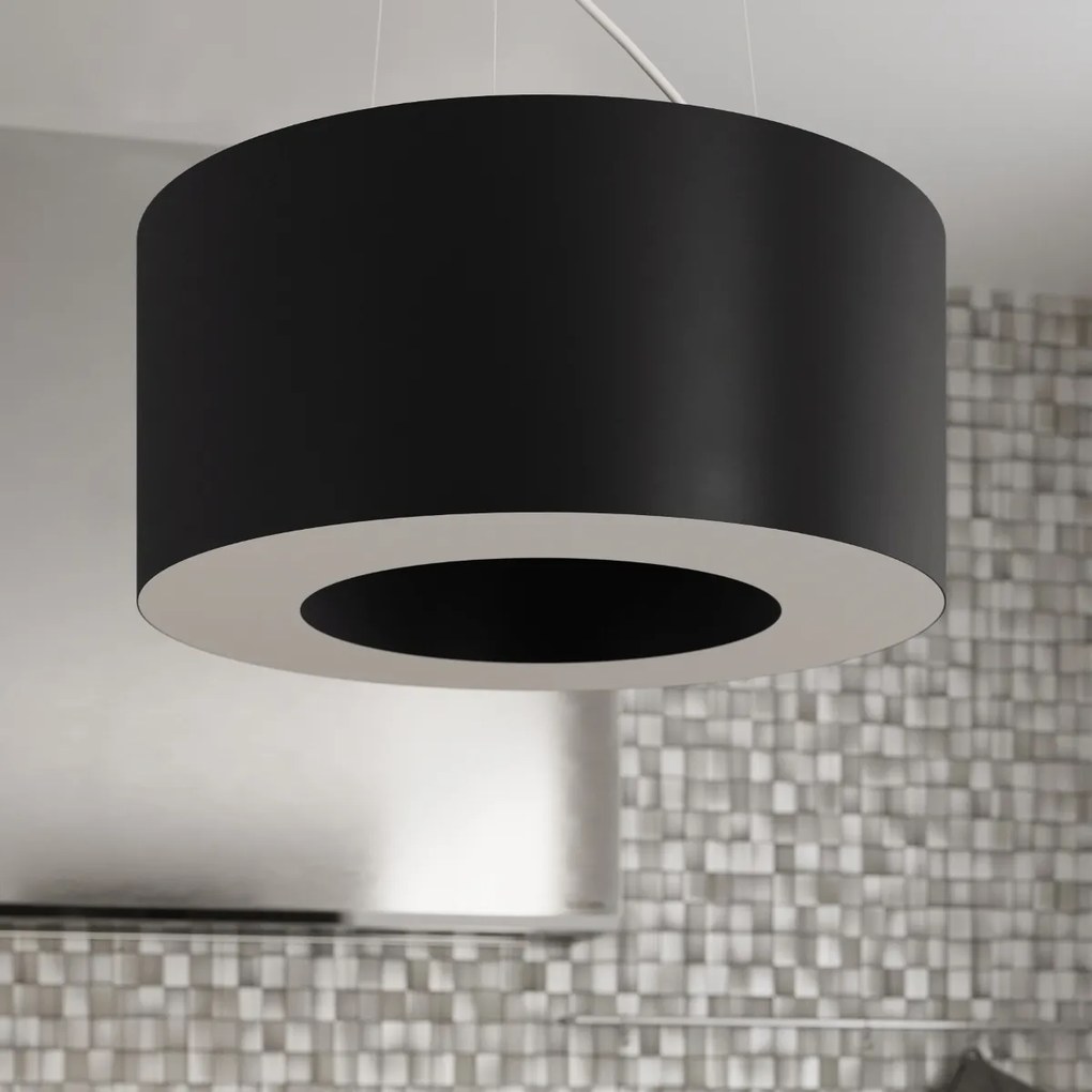 Sollux Lighting Lustr SATURNO SLIM 50 černý