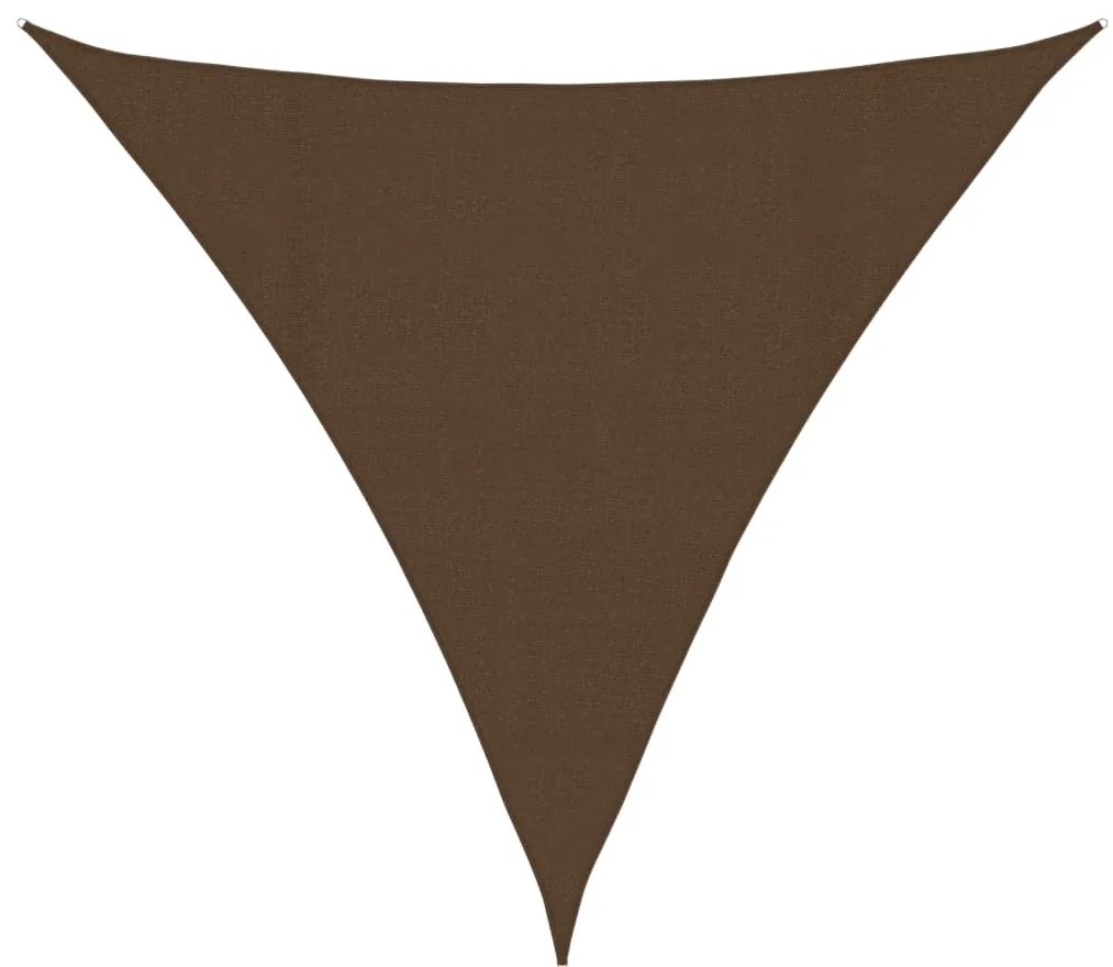 Stínící plachta 160 g/m² hnědá 4 x 4 x 4 m HDPE 311808