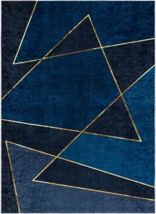 MIRO 52097.801 mycí kobereček Geometrická protiskluz - modrý