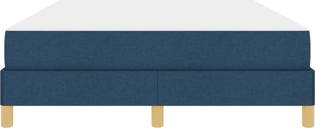 Postel s boxspringem s matrací Modrá 140 x 200 cm textil 3398576