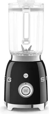 SMEG 50's Retro Style černá / Stolní mixér / 800 W / 1.5 l / 4 program