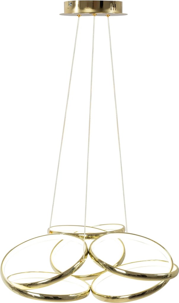Toolight - LED závěsné svítidlo APP794-CP + dálkové ovládání, zlatá, OSW-04021