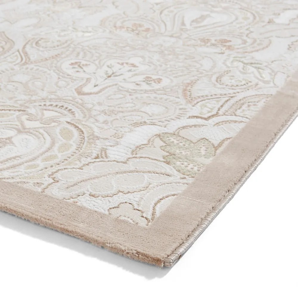 Krémový koberec 120x170 cm Damask Bronze – Think Rugs