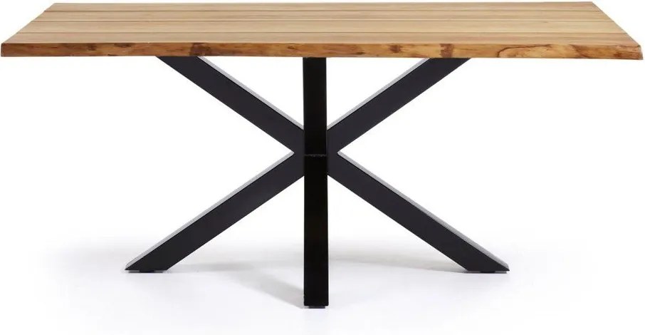 Jídelní stůl s deskou v dubovém dekoru 90x160 cm Argo – Kave Home
