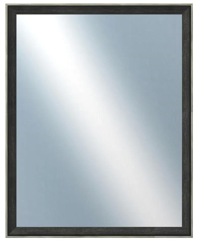 DANTIK - Zarámované zrcadlo - rozměr s rámem cca 40x50 cm z lišty Inclinata colori černá (3132)