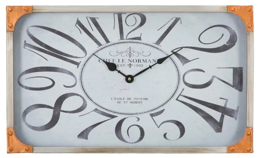 Nástěnné hodiny Mauro Ferretti Copper, 50 x 30 cm