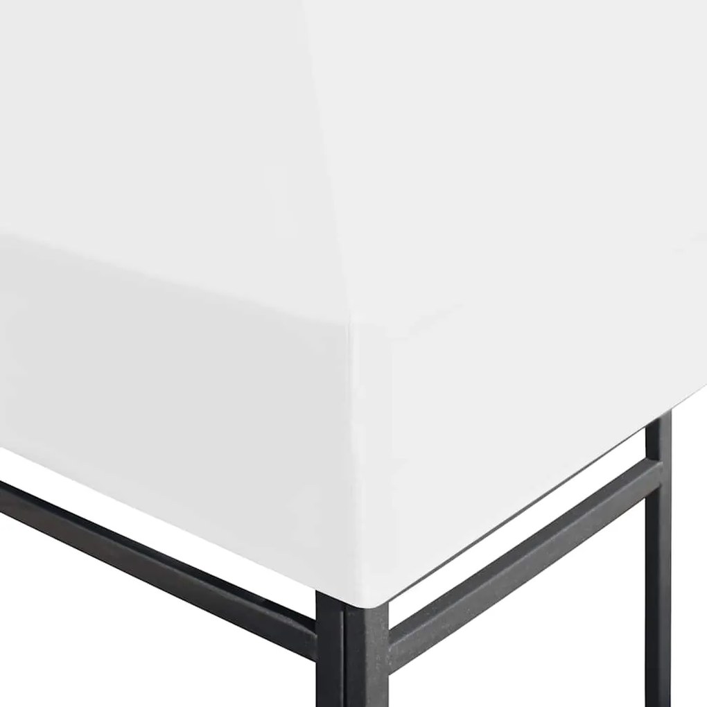Náhradní střecha na altán 270 g/m² 3 x 3 m bílá 312080
