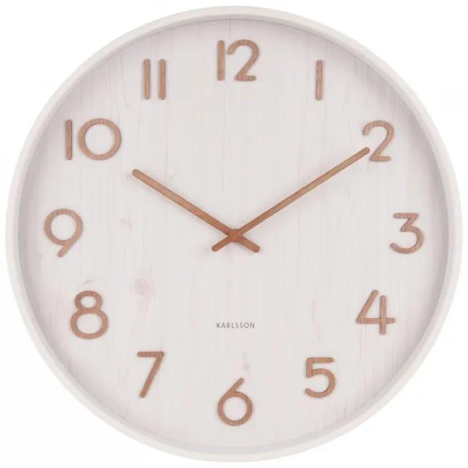 Designové nástěnné hodiny 5809WH Karlsson 40cm