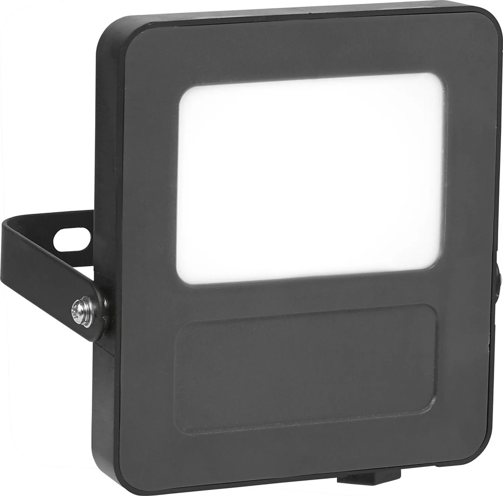 LED reflektor Floodlight, 10W, 850 lm, 4000 K, černá, 14,8 x 12,5 x 3,8 cm
